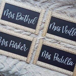 Teacher Sign | Classroom Sign | Custom Chalkboard | Teacher Door Sign ...