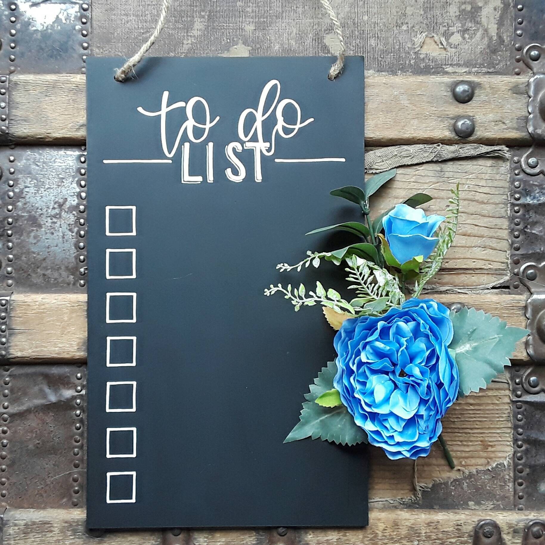 Chalkboard Sign to Do List Hand Lettered Sign Custom - Etsy