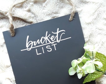 Bucket List Wedding Sign - Etsy