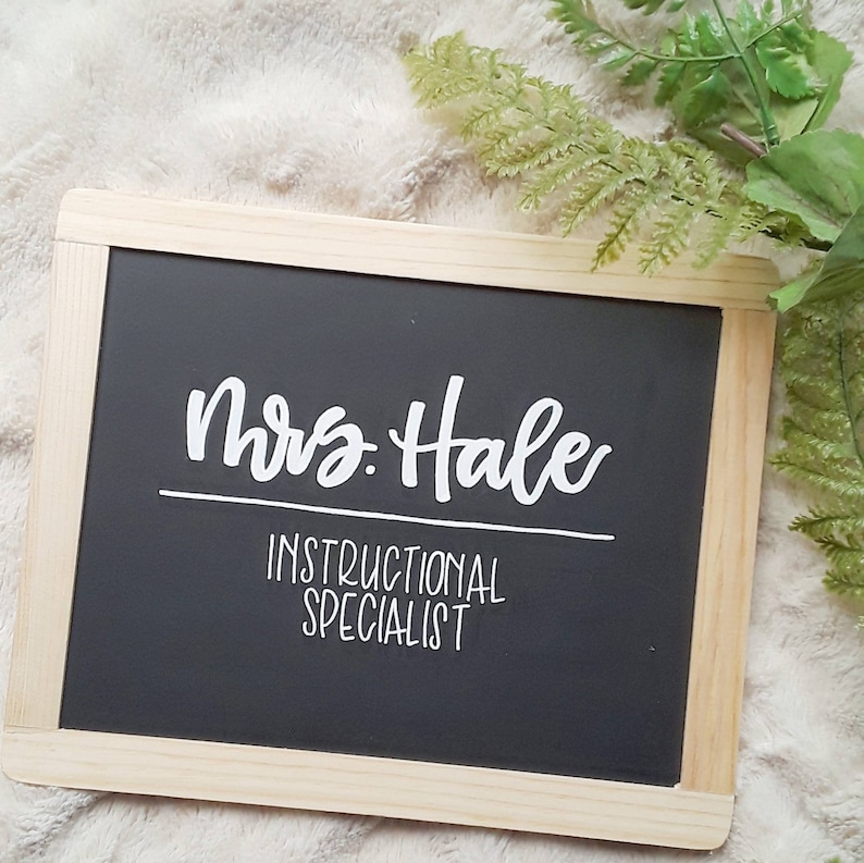 Teacher Classroom Sign | Chalkboard | Custom | Door Sign | Classroom ...