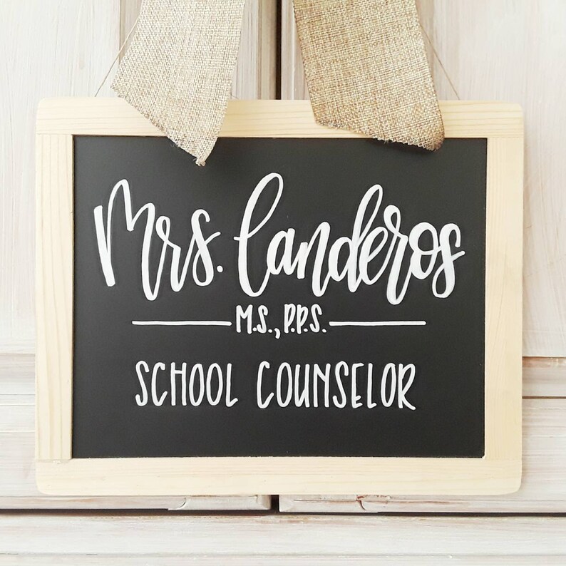 Teacher Classroom Sign | Chalkboard | Custom | Door Sign | Classroom ...