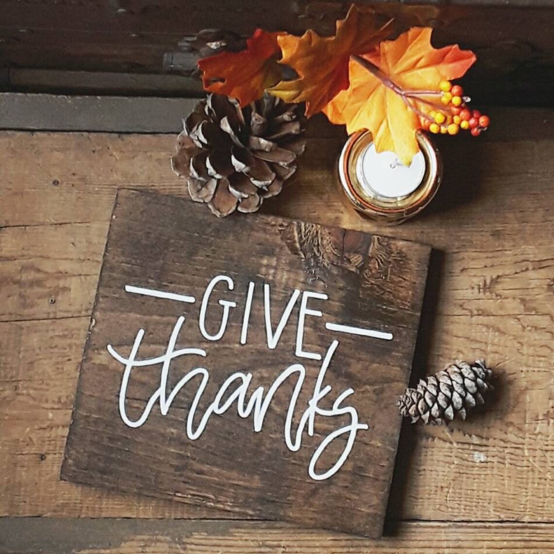 Fall Sign Small Wood Sign Fall Decor Hand Lettered Sign | Etsy