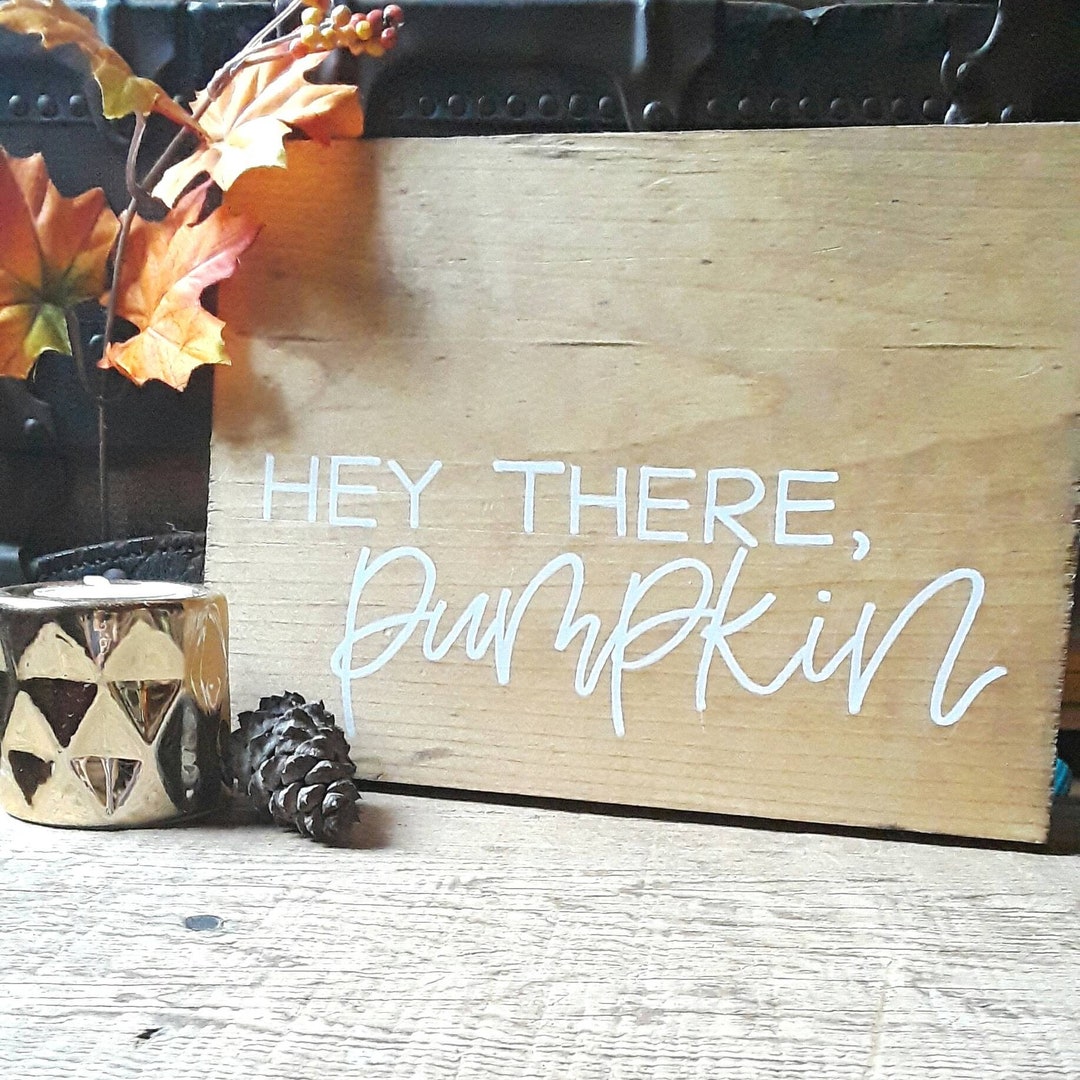 Letrero de otoño / Letrero de madera pequeño / Decoración de - Etsy México