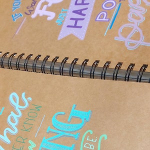 Custom Notebook Cover | Notebook Art | Hand Lettered Book Cover | Hand ...