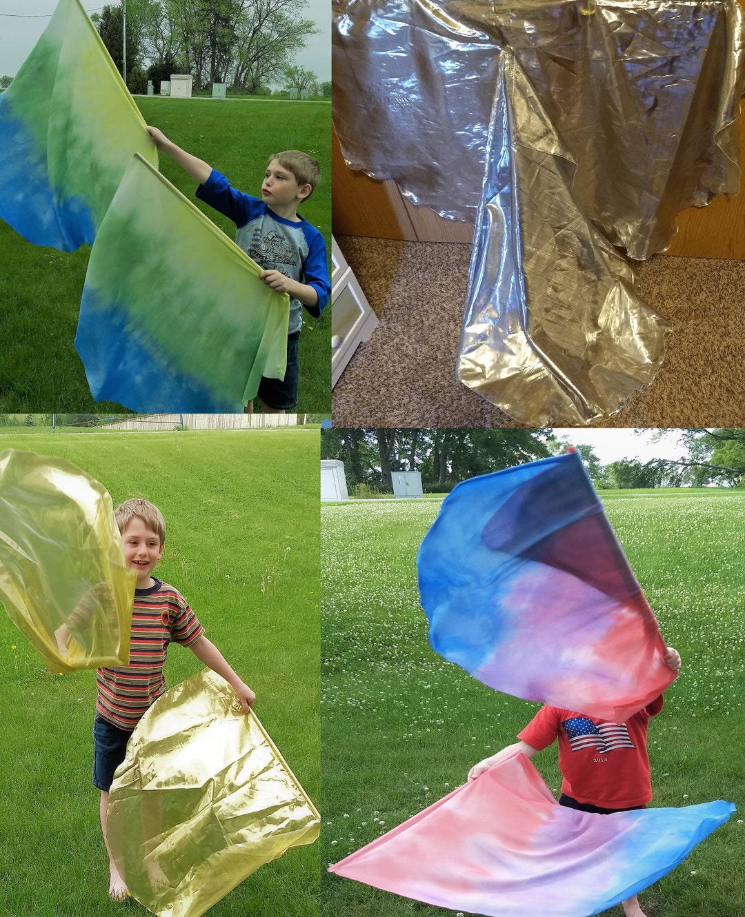 Children's Bundle - 4 Flag Sets (8 Flags) - Worship Flags, Dance Flags ...