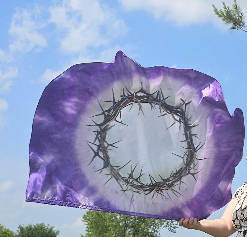 Lord of Lords, Crown of Thorns - Worship Flag, Dance Flag, Praise Flag ...