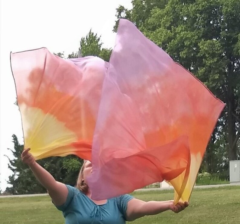 Weighted Worship Swing Flags Praise Flags Dance Flags Set | Etsy