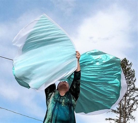 River of Life Worship Flags Dance Flags Praise Flags - Etsy