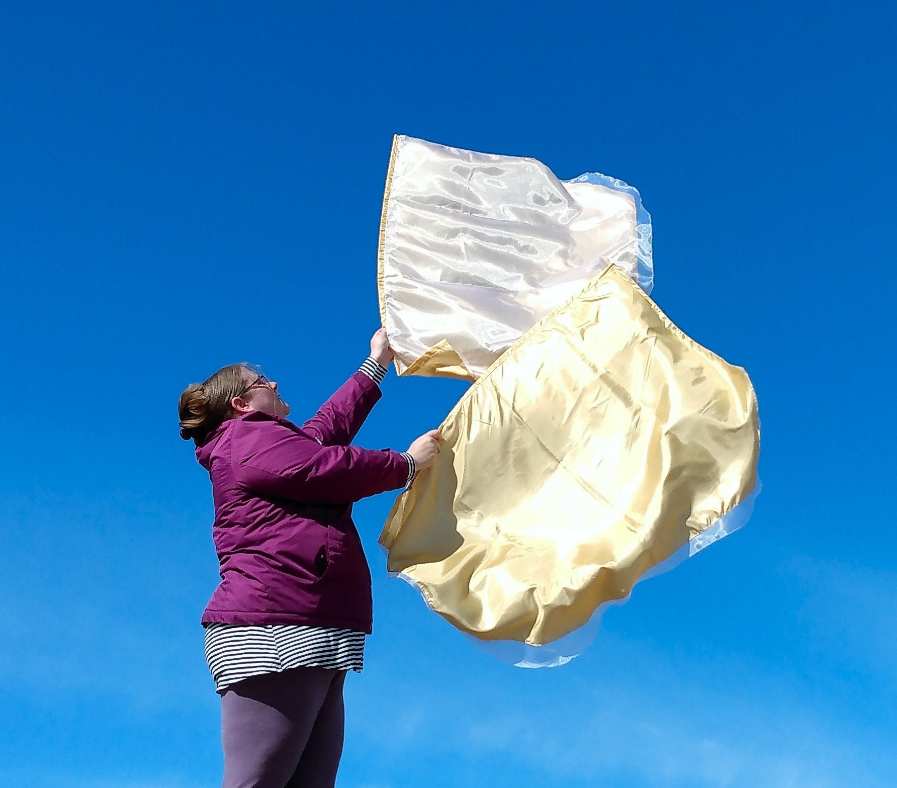 Streets of Gold Worship Flags Dance Flags Praise Flags - Etsy