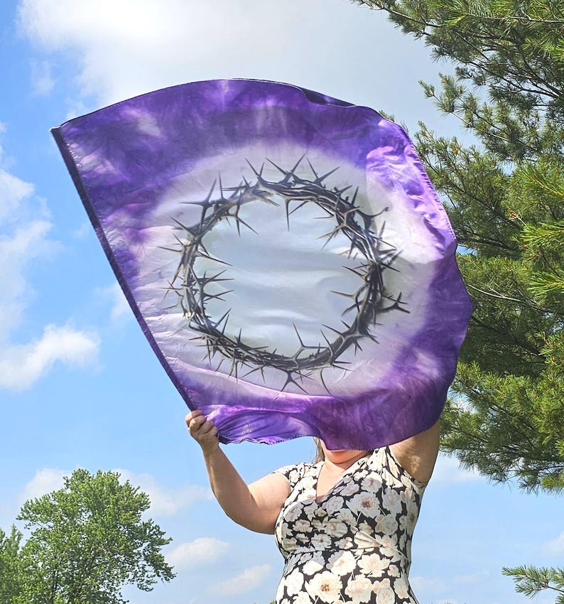 Lord of Lords, Crown of Thorns - Worship Flag, Dance Flag, Praise Flag ...