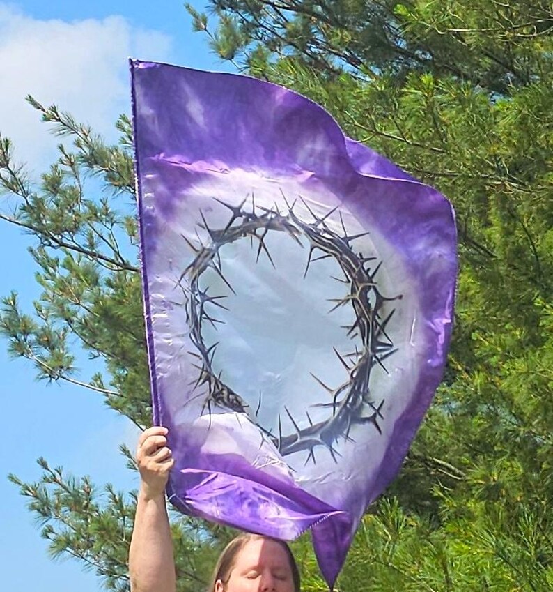 Lord of Lords, Crown of Thorns - Worship Flag, Dance Flag, Praise Flag ...