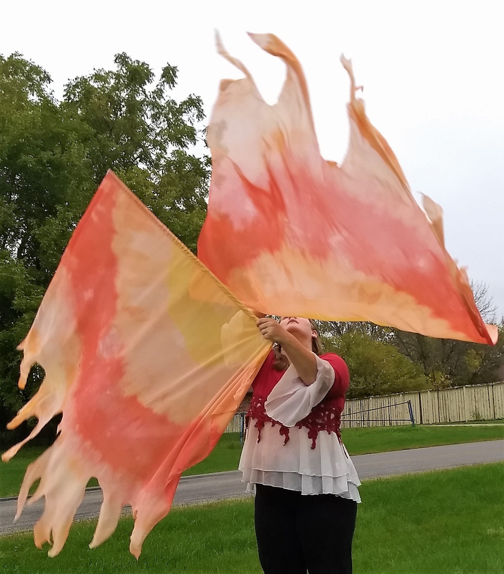 Holy Fire - Worship Flags, Dance Flags, Praise Flags