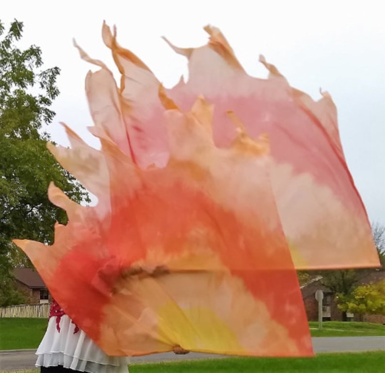 Praise on Fire Bundle - 4 Flag Sets (8 Flags) - Worship Flags, Dance ...