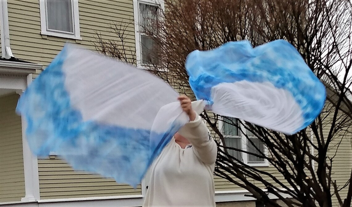 Water Fall Worship Flags Dance Flags Praise Flags | Etsy