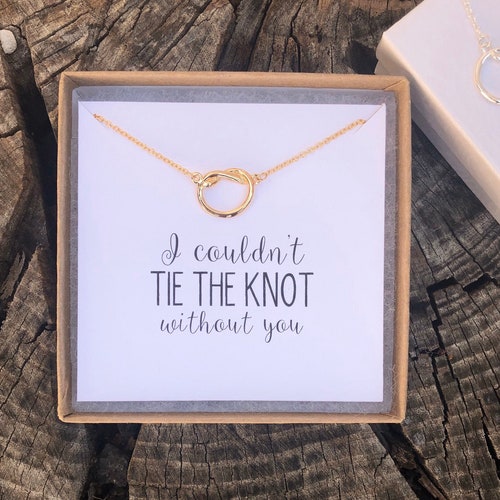 Personalized Bridesmaid Proposal I Can't Tie the Knot - Etsy