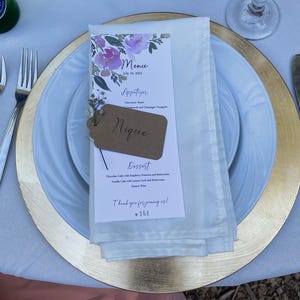 Printed Place Cards for Wedding | Table Name Cards | Personalized Place ...