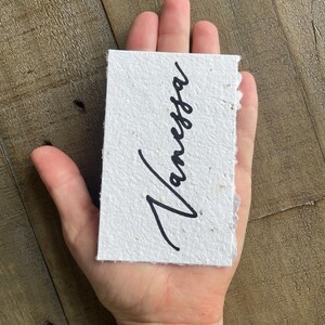 Printed Place Cards for Wedding | Table Name Cards | Personalized Place ...