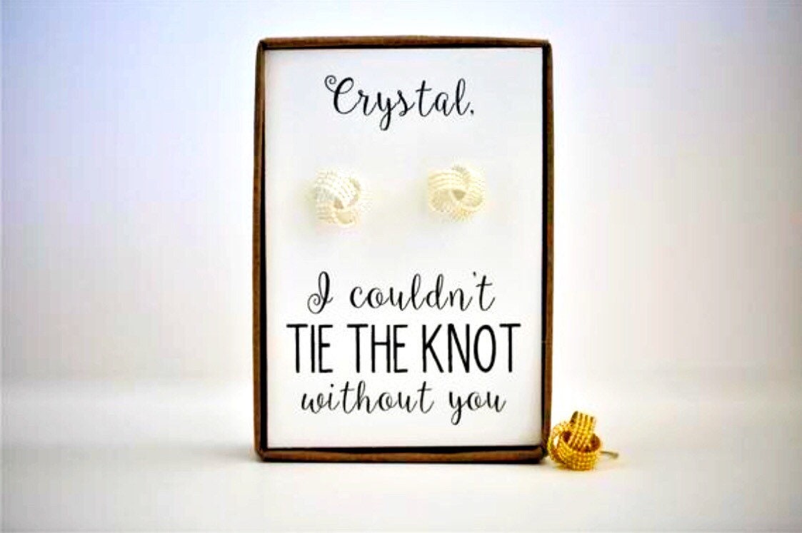 Personalized custom I couldn't tie the knot without you | Etsy