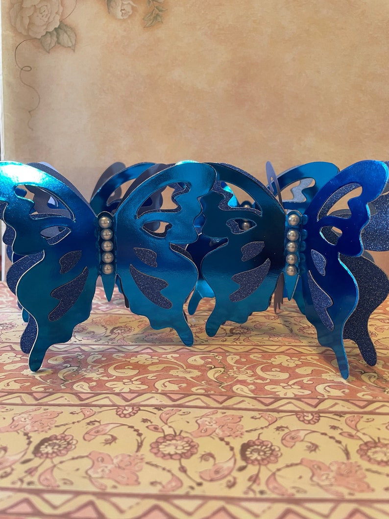 5 X 3 Layered 3D Extra Large Royal Blue Butterflies - Etsy