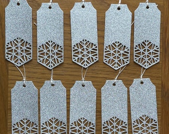 Glitter Gift Tags | Etsy