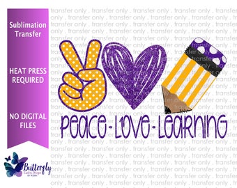 Peace Love Learning - Etsy