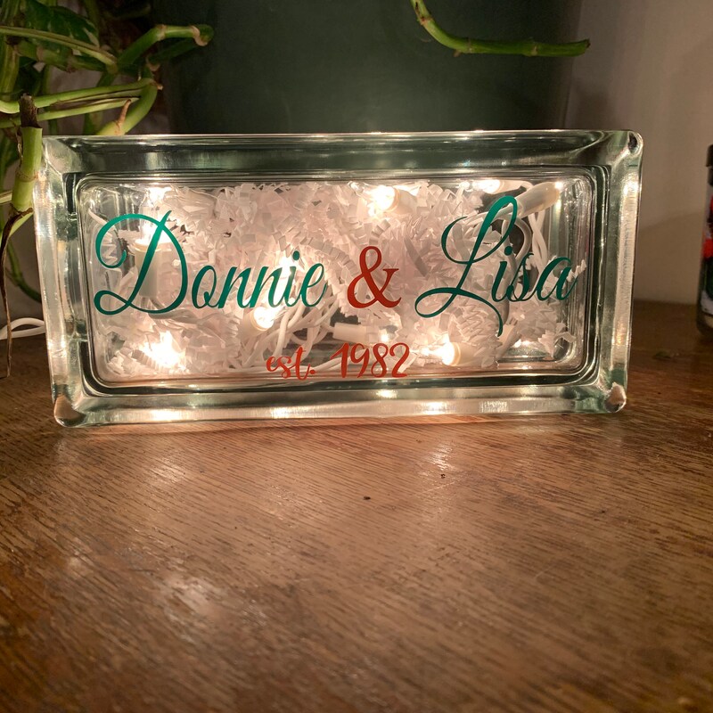 Glass Block Lights - Etsy