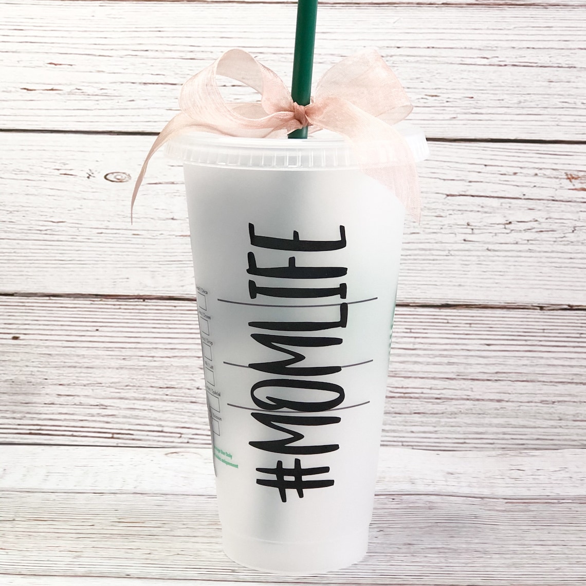 Mom Life Cup, momlife Cup, Starbucks Reusable Cold Cup, Messy Bun Mom ...
