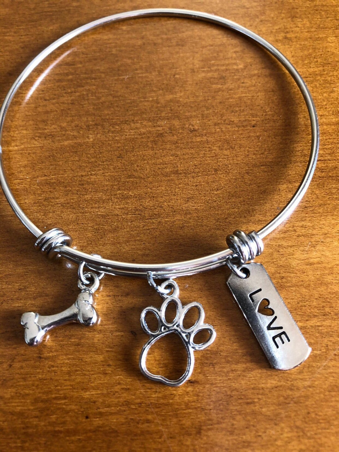 Pulsera de encanto para amantes de perros, Pulsera de amuletos para ...