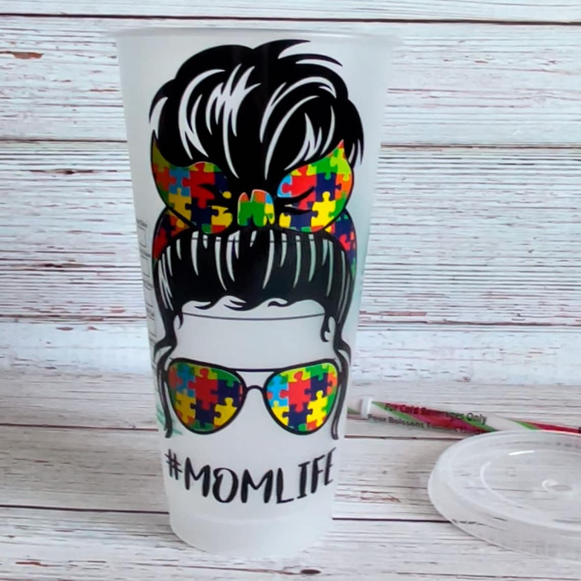 Autism Mom Life Starbucks Cup, Autism Starbucks Cup, Autism Mom ...