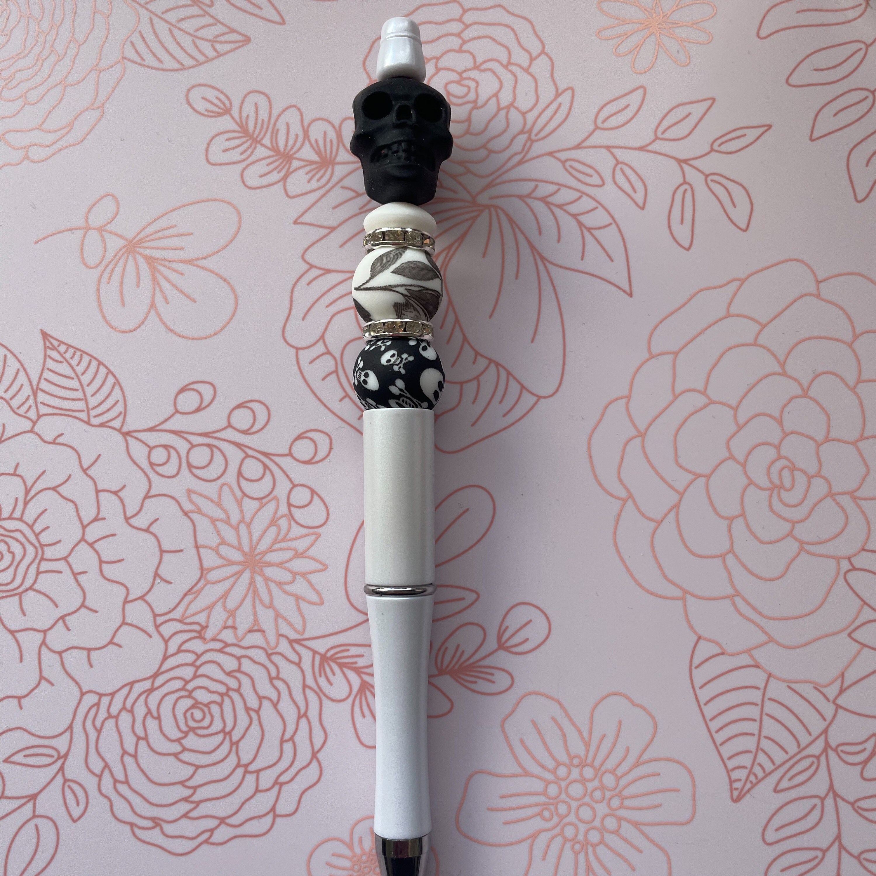 Halloween Pen, Skull Pen, Cowboy Skull Pen, Glam Skull Pen, Ghost Skull ...