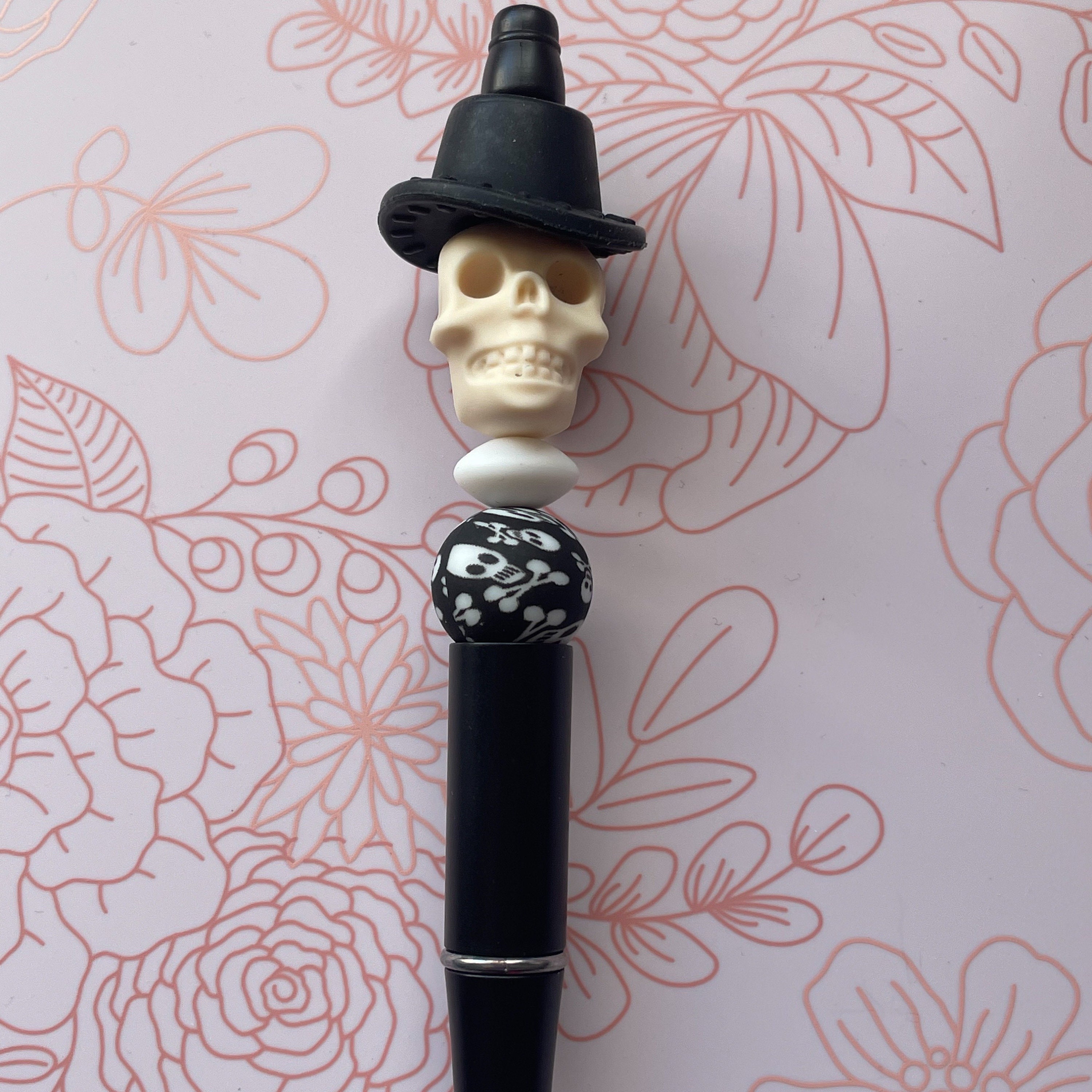 Halloween Pen, Skull Pen, Cowboy Skull Pen, Glam Skull Pen, Ghost Skull ...