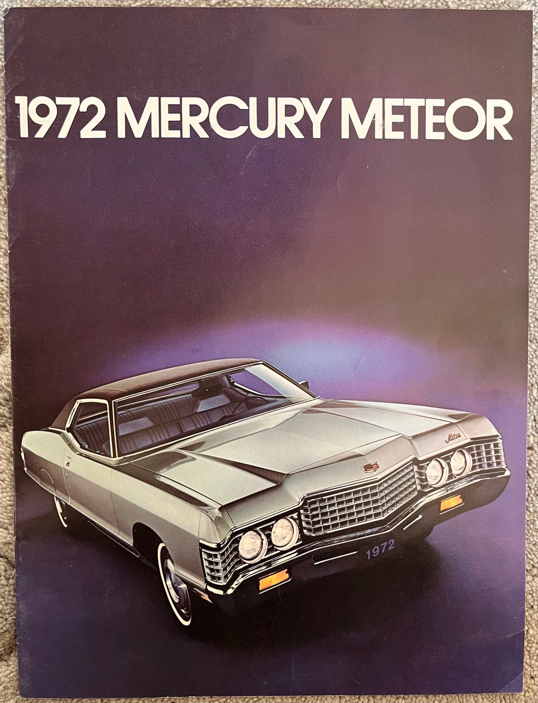 1972 Mercury Meteor Sales Brochure, Rideau, Rideau 500, Montcalm, Ford ...