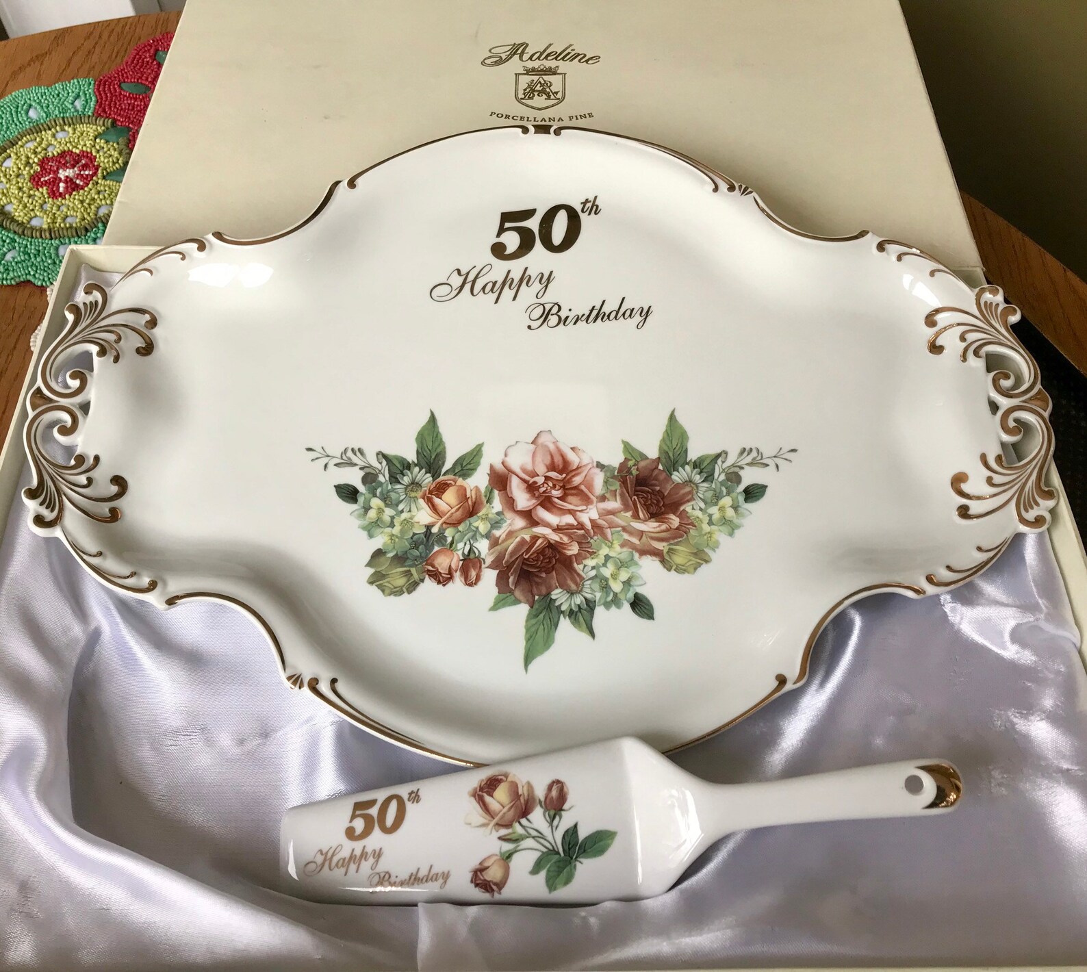 Adeline Porcellana Fine Platter Large Italian Porcelain 50th - Etsy