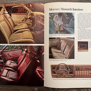 1975 Mercury Monarch Sales Brochure, Mercury Ghia, Ford, Dealership ...