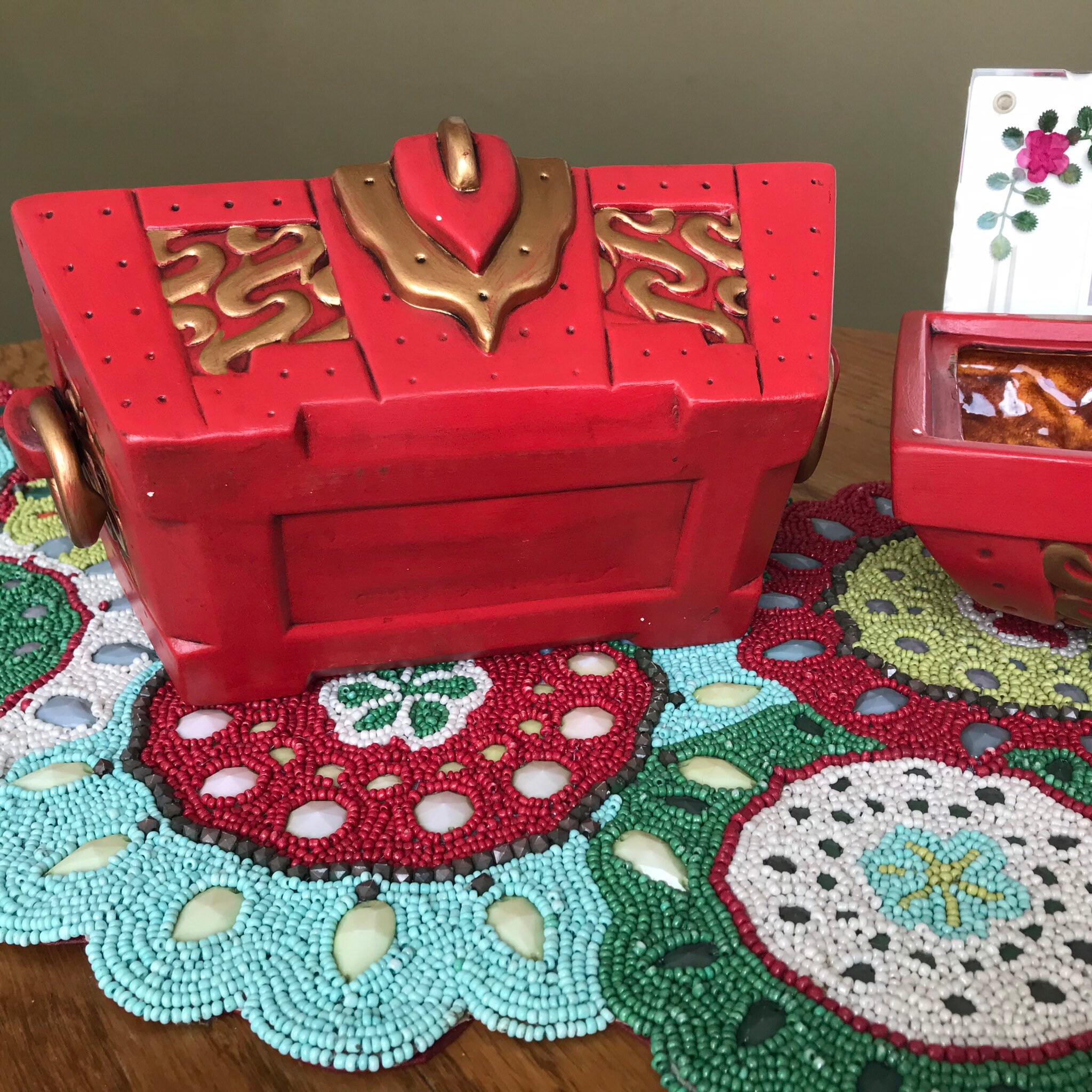 Vintage 60s Ceramic Treasure Chest Arabian Nights Pirate | Etsy