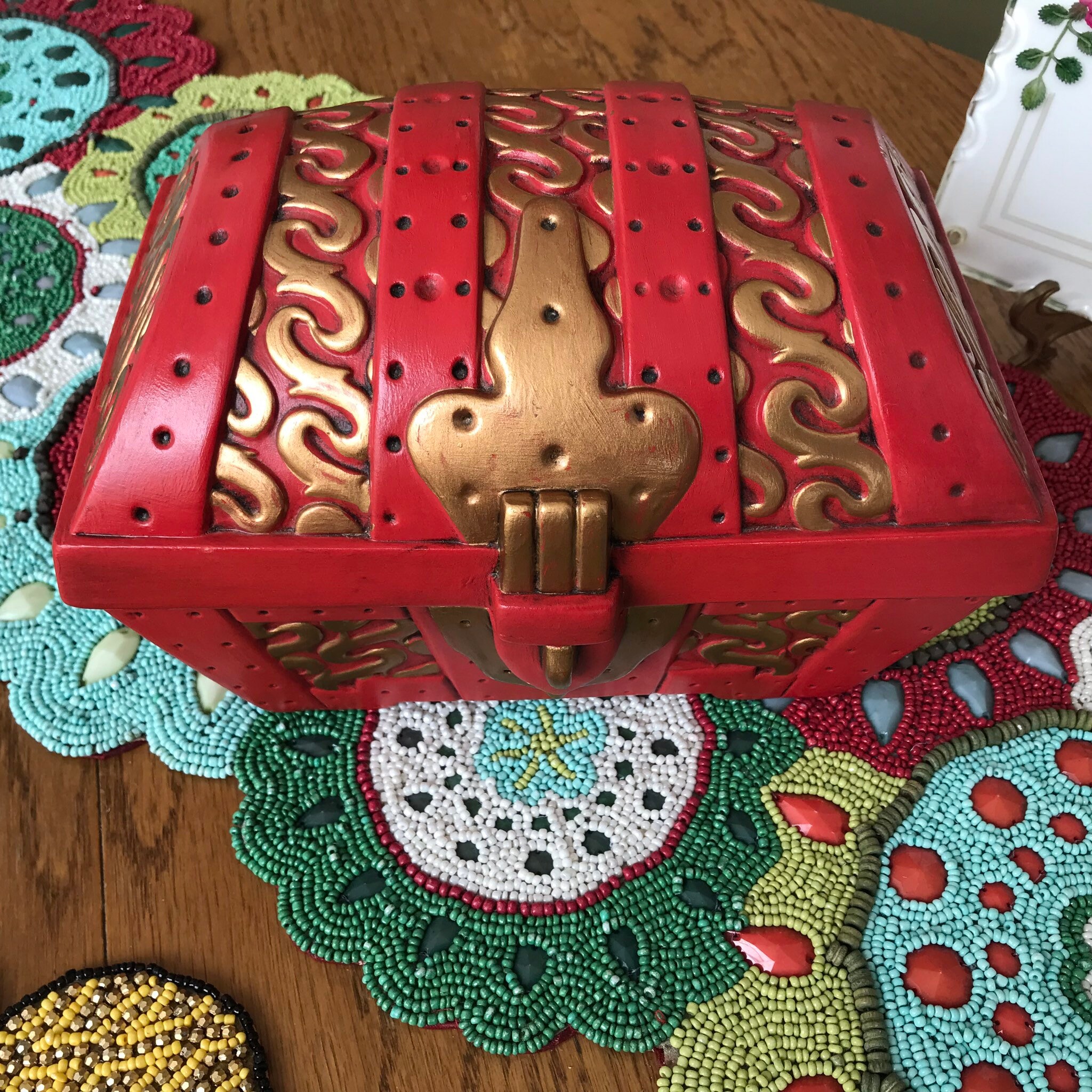 Vintage 60s Ceramic Treasure Chest Arabian Nights Pirate - Etsy UK