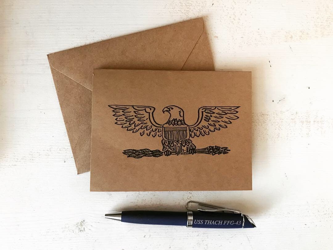 Naval Captain Insignia Cards - Etsy