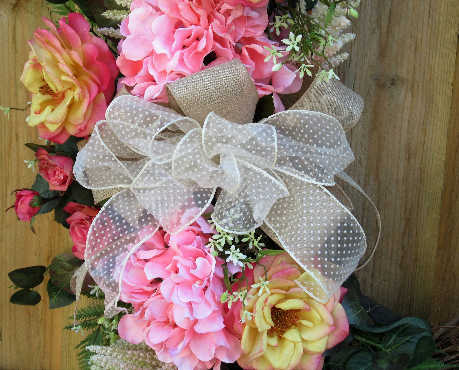 Élégante couronne de rose dété couronne florale dété - Etsy France