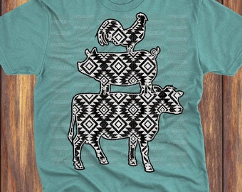 Aztec Pig Png - Etsy