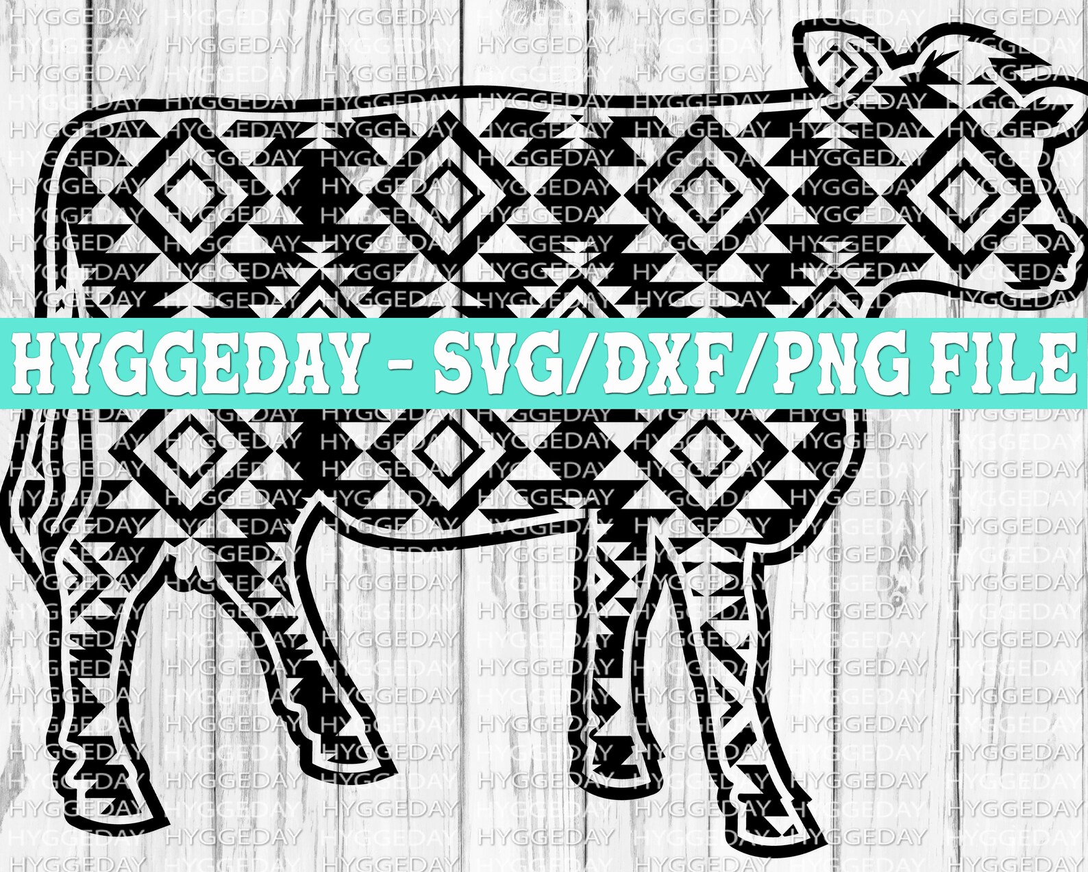 Aztec Cow Svg Dxf PNG Country Show Time Stock Show | Etsy