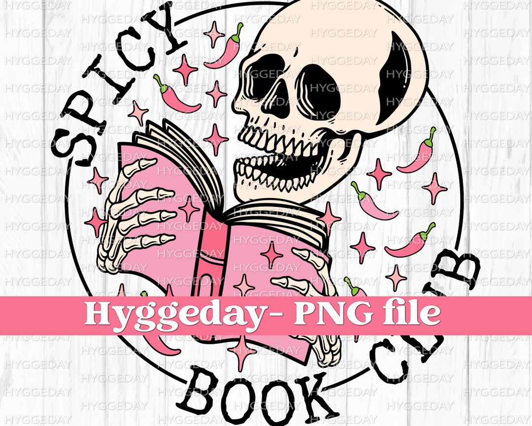 Spicy Book Club PNG, Digital Download, Sublimation, Sublimate Fall ...