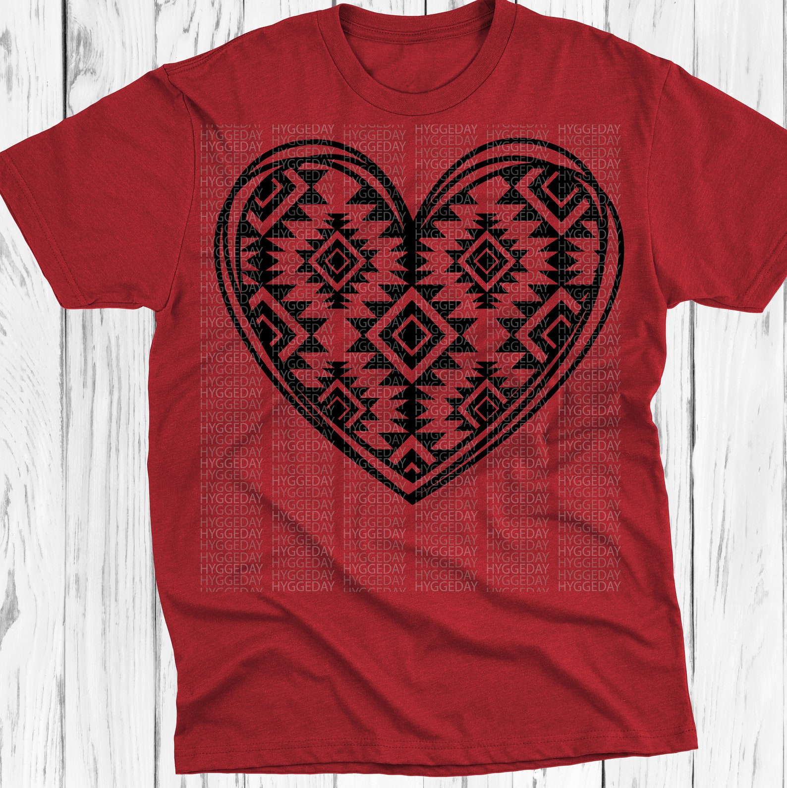 Aztec Heart Svg Dxf Png Love Valentines Day Files for - Etsy