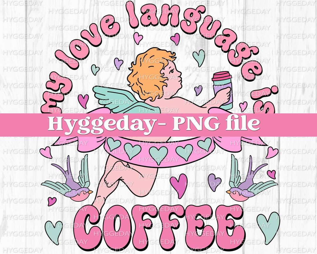 Love Language PNG, Digital Download, Sublimation, Sublimate, Cupid ...