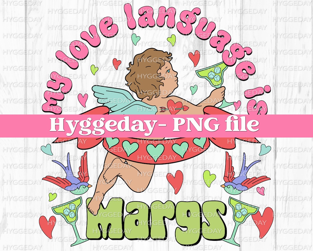 Love Language PNG, Digital Download, Sublimation, Sublimate, Cupid ...