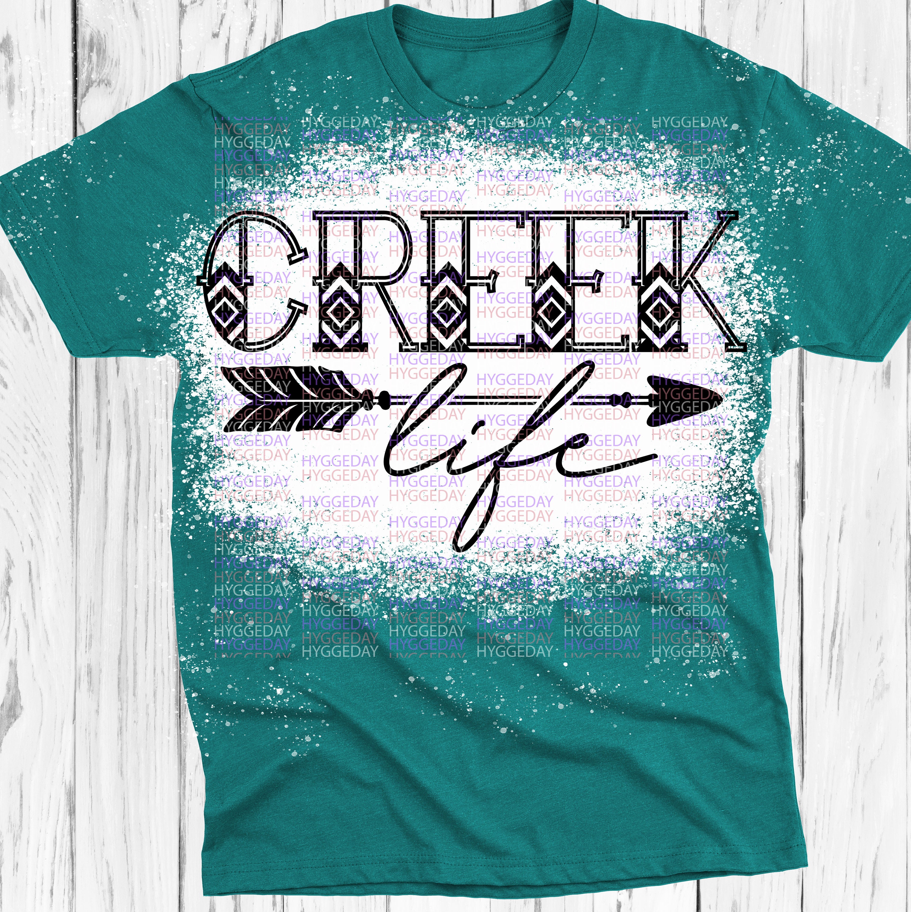 Creek Life SVG DXF PNG Vacation Chevron Boho Tribal | Etsy