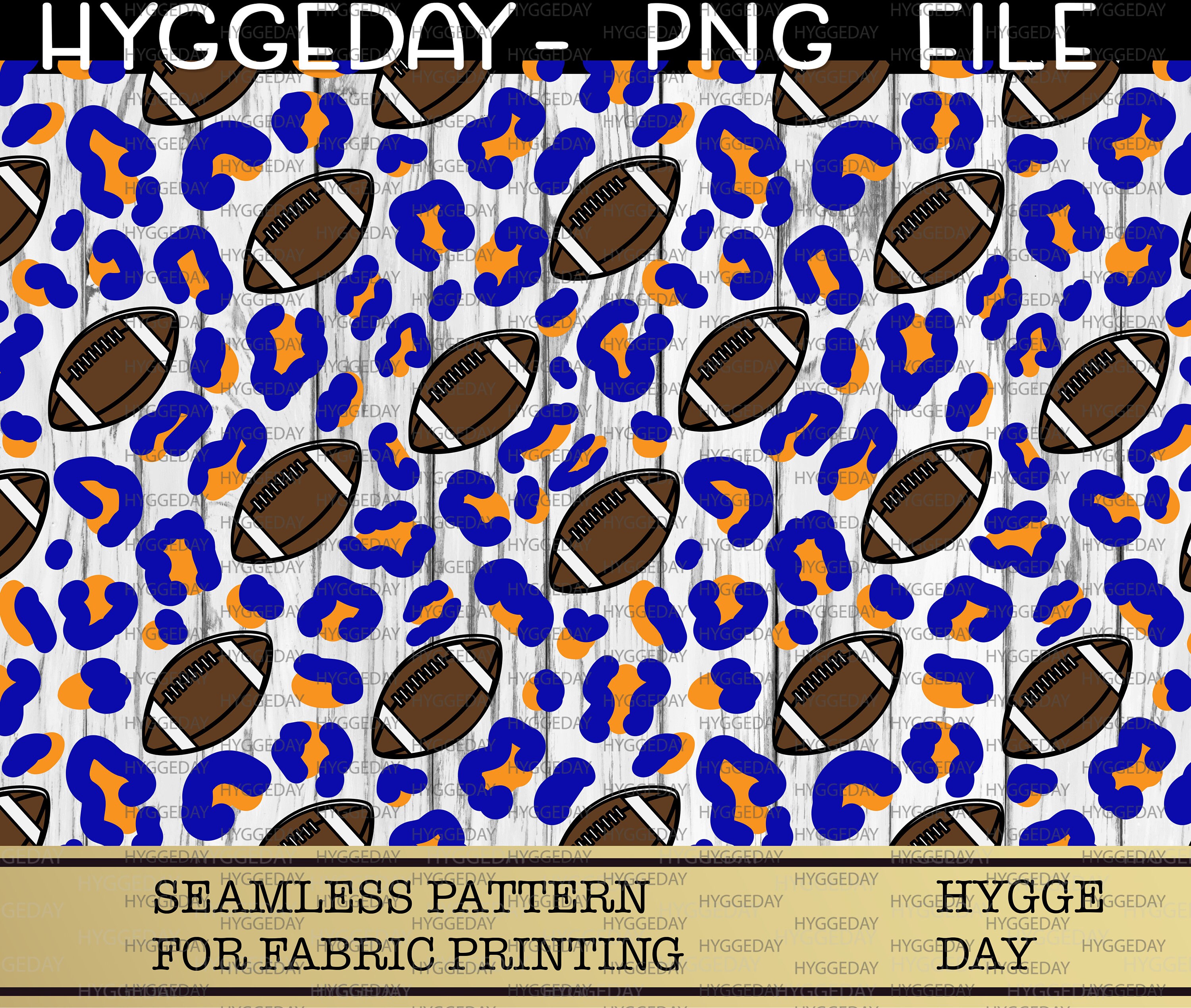 Seamless Football Leopard Png Sublimate Download Digital - Etsy