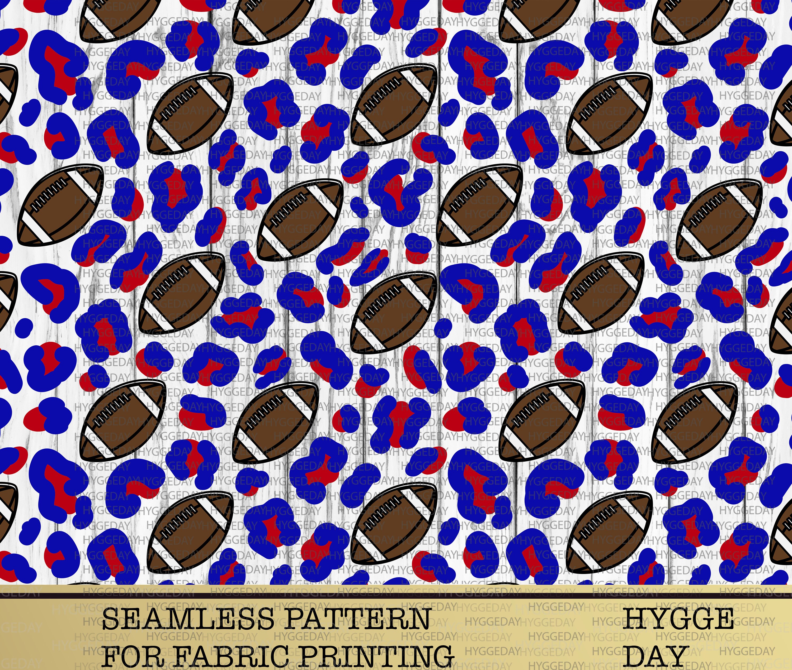 Seamless Football Leopard Png Sublimate Download Digital - Etsy