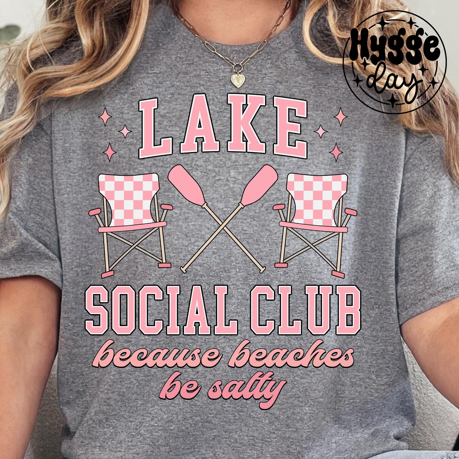 Lake Social Club PNG: Pink Checkered Design (digital Download) - Etsy