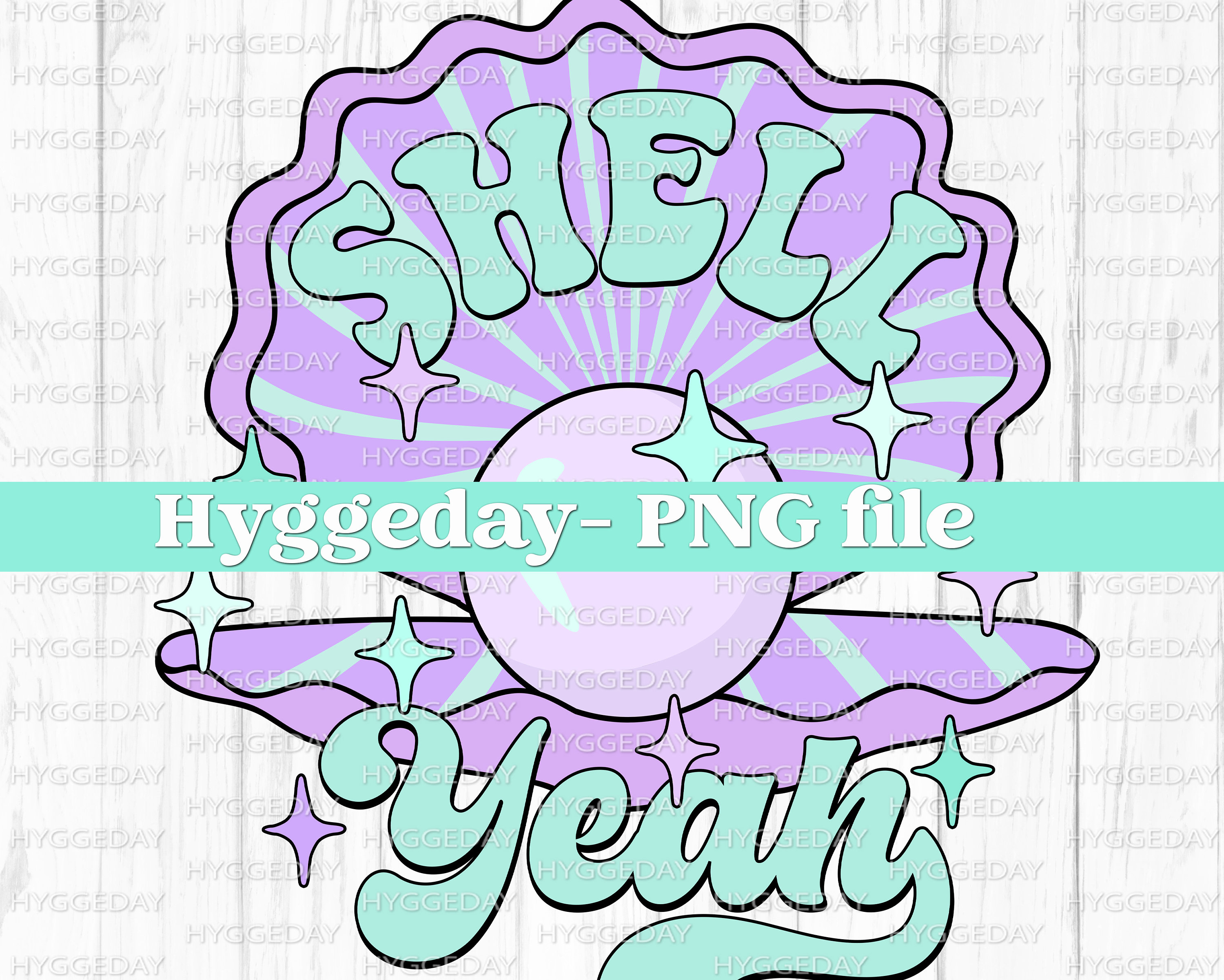 Shell Yeah PNG Digital Download Sublimate Sublimation - Etsy Canada