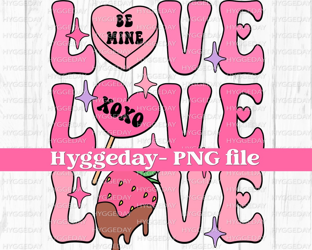 Love PNG, Digital Download, Sublimation, Sublimate, Valentines Day ...